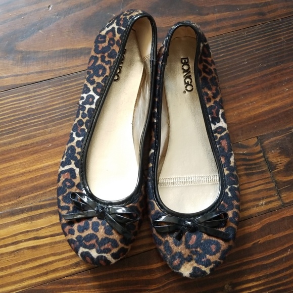 BONGO | Shoes | Leopard Print Ballet Flats | Poshmark
